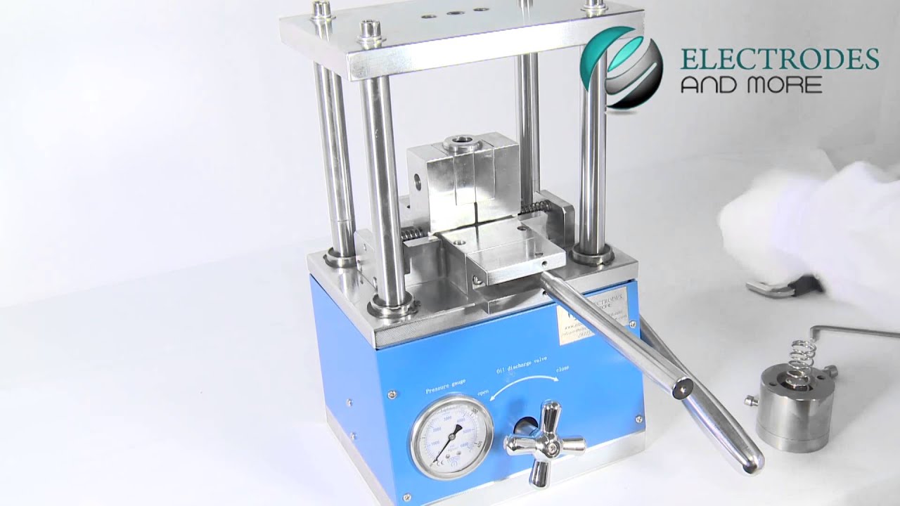 Cylindrical Cell Crimping Machine Operational Video - YouTube