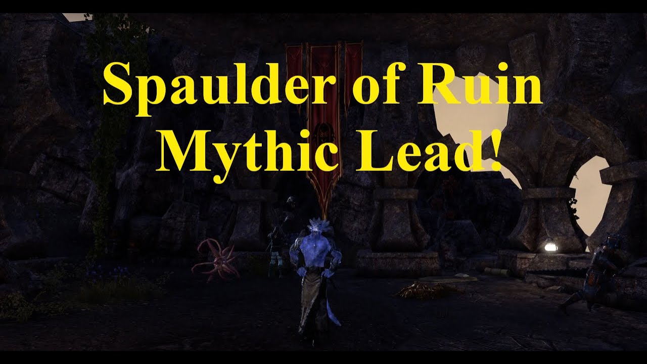 ESO Spaulder of Ruin Mythic Lead Aureal Armor Glaze #shorts - YouTube