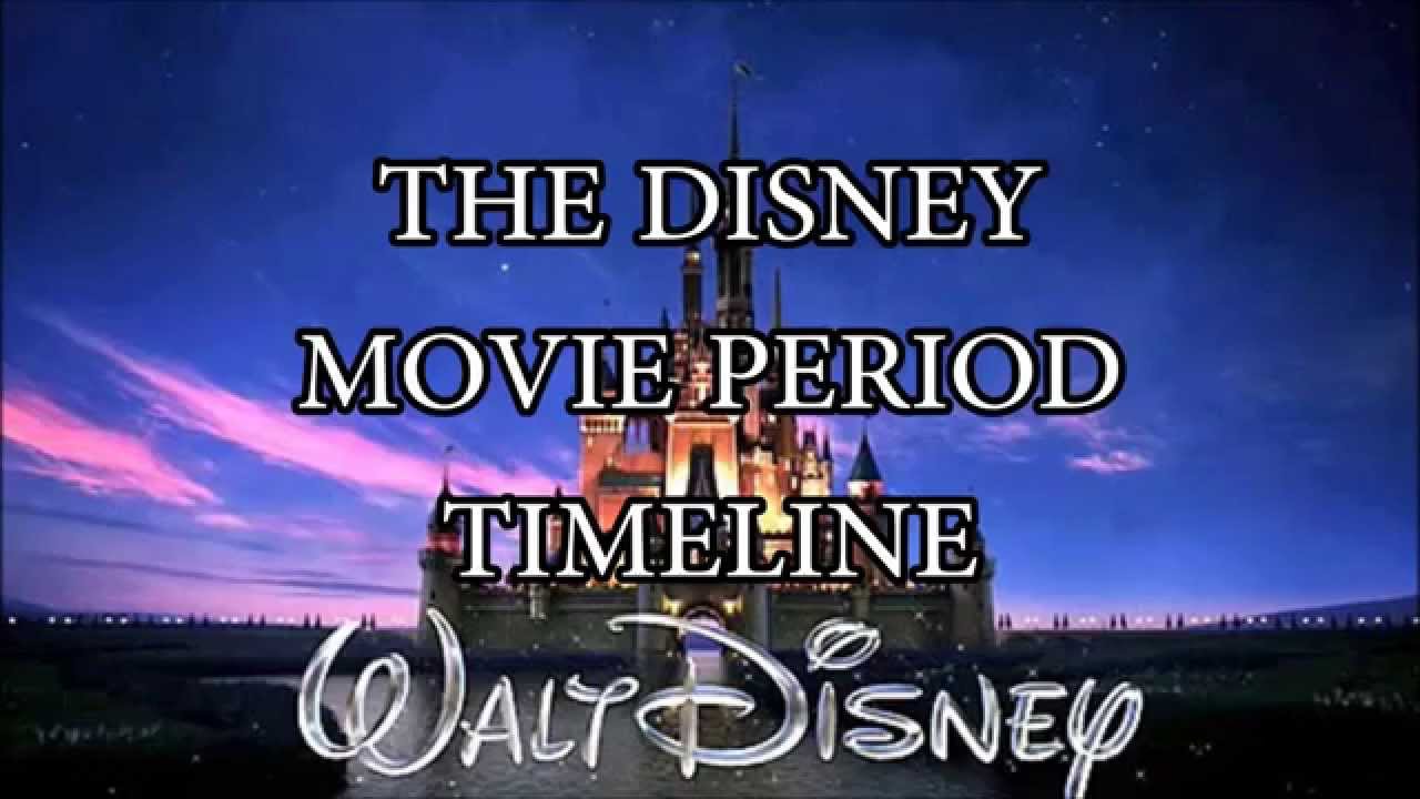 The Disney Movie Period Timeline - YouTube