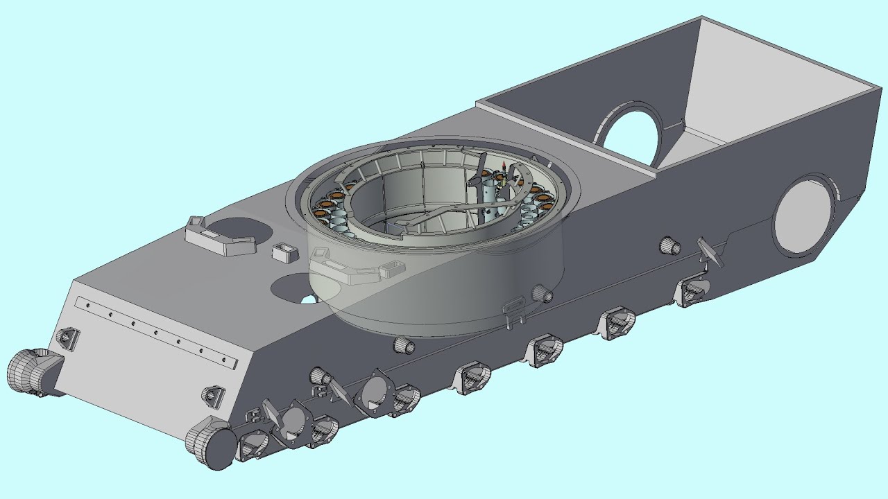 T-14 Armata autoloader carousel - YouTube