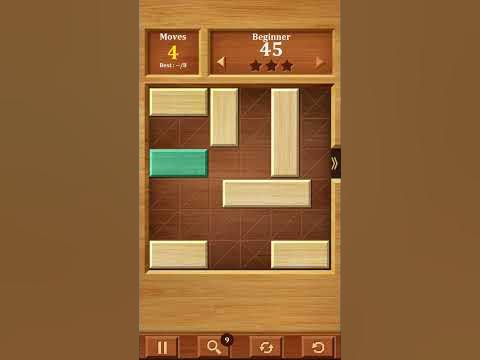 Move the Block Slide Puzzle 45 - YouTube