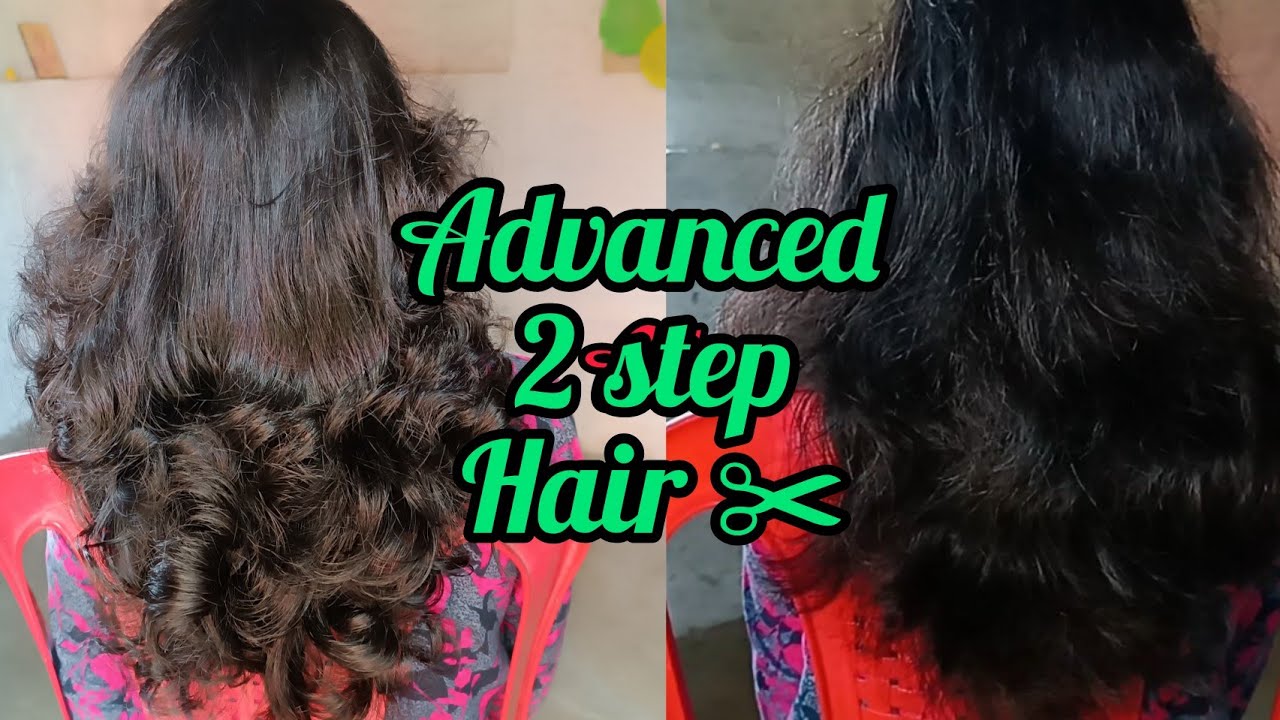 Advanced 2 step cutting|| beautician course - YouTube