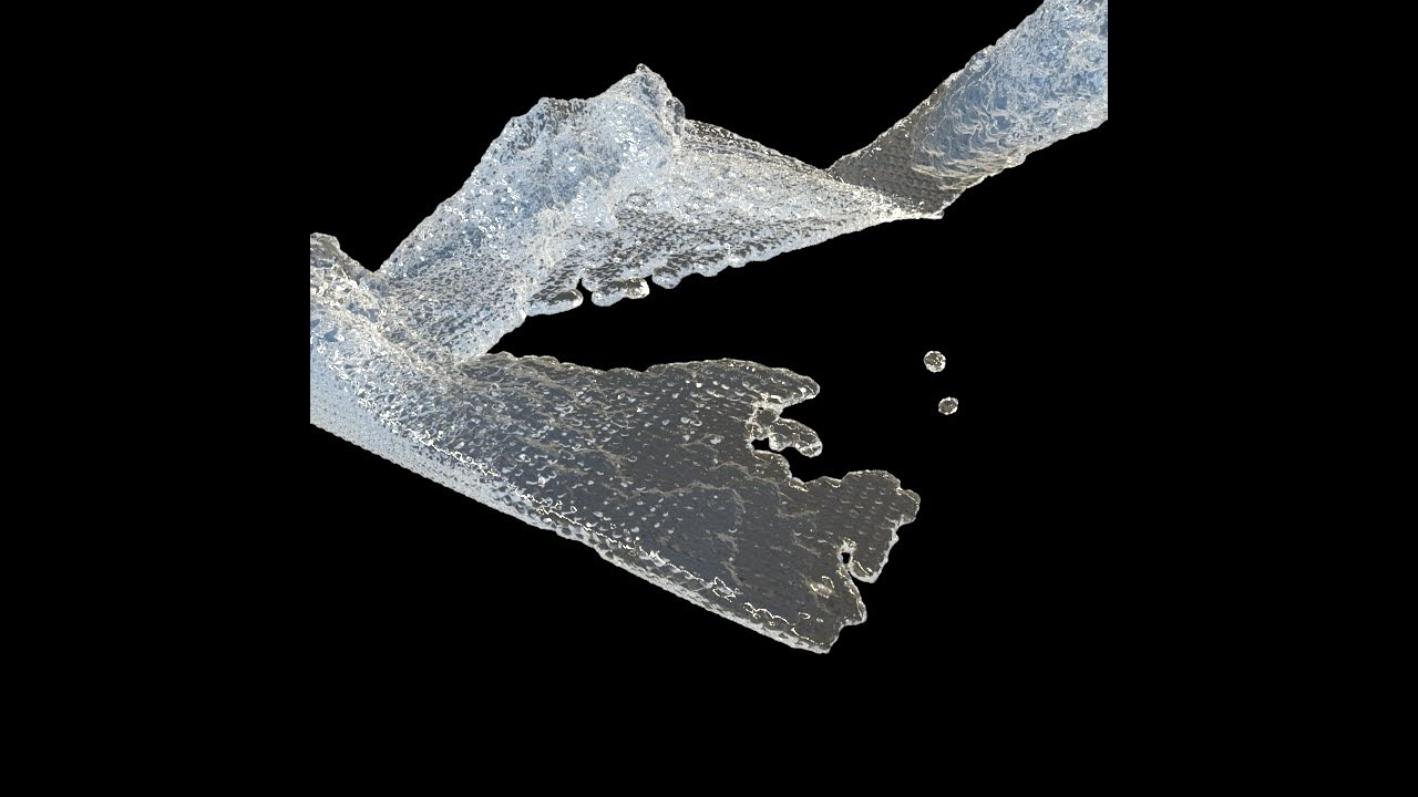 Maya nParticle Liquid simulation - water - YouTube