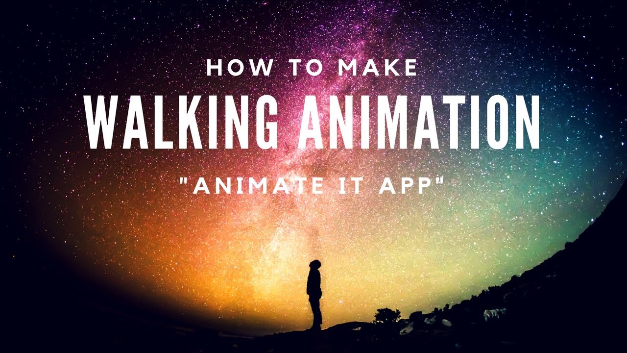 HOW TO MAKE "WALKING ANIMATION WITH ANIMATE IT APP" - YouTube