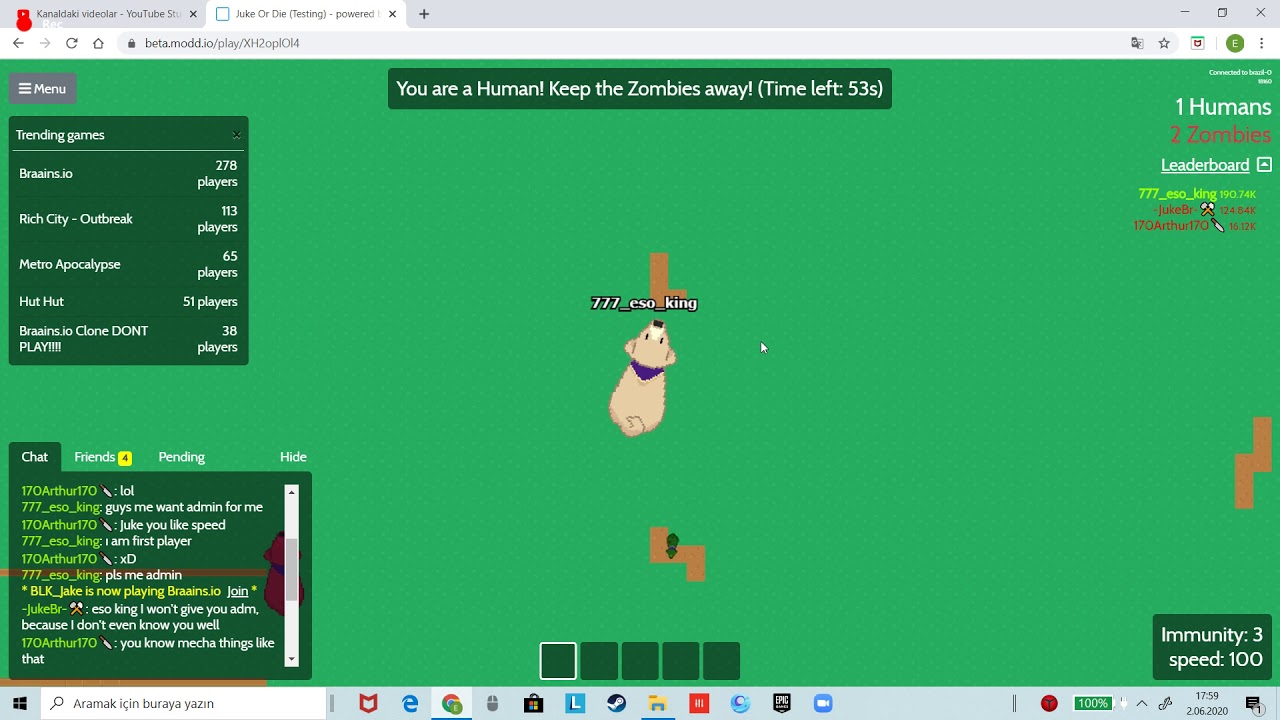 new mode io game - YouTube