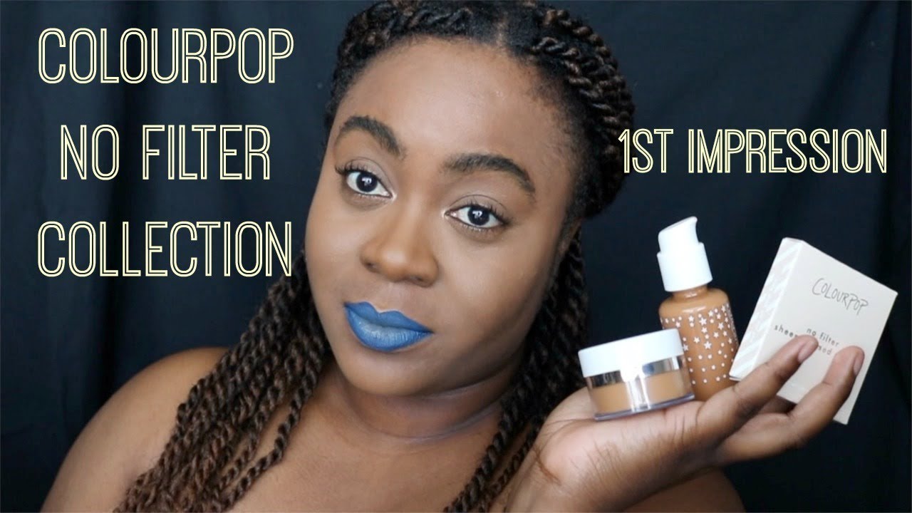 No Filter Colourpop Foundation First Impression - YouTube