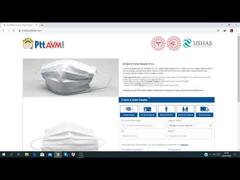 PTT MASKE NASIL SİPARİŞ EDİLİR!