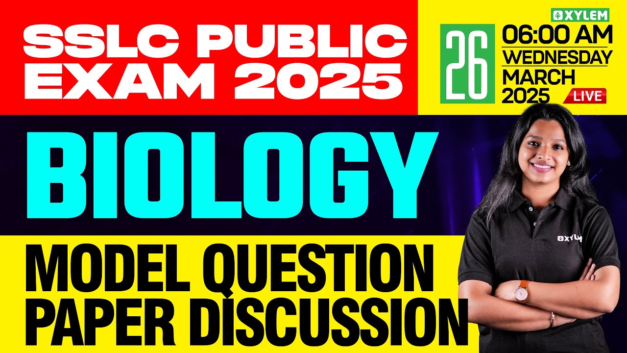 SSLC Public Exam Biology : Model Question Paper Discussion | Xylem SSLC ...