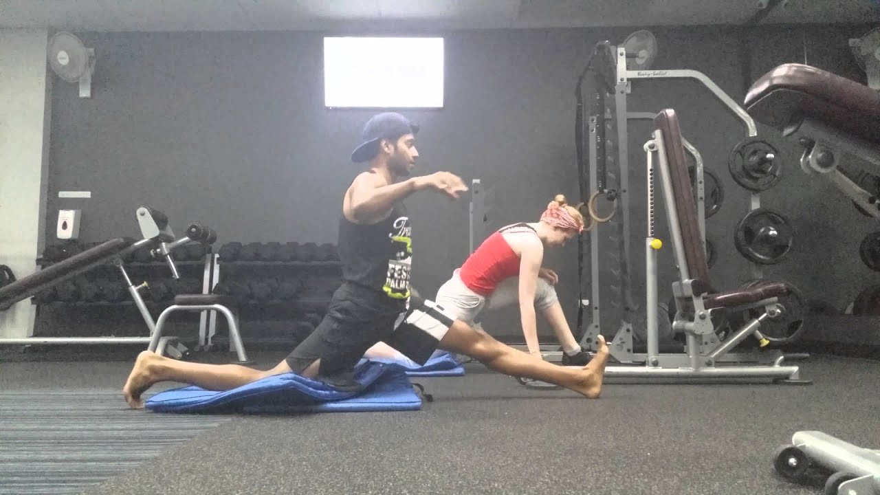 front split isometrics - YouTube