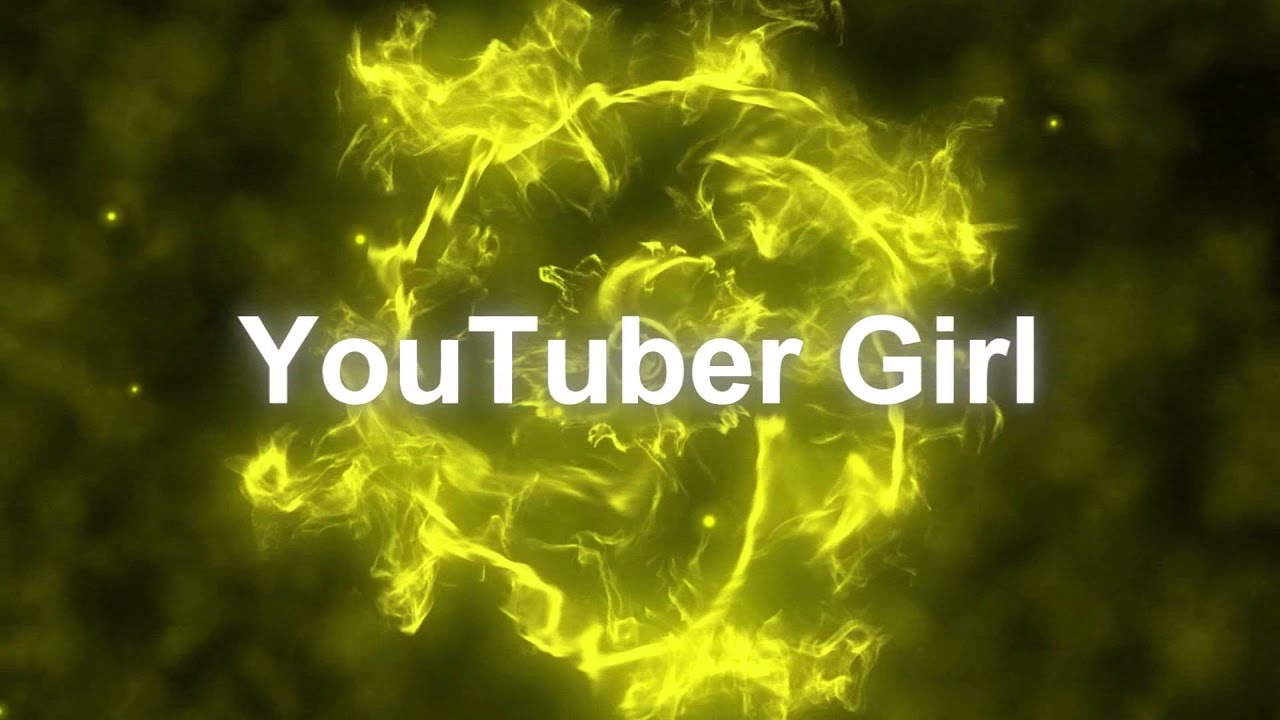 YouTuber Girl intro #byVstudio - YouTube