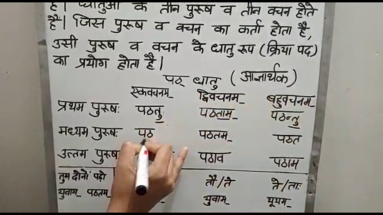 08/04/2020 - VIII - Dhatu Parichay (Lot Lakar) - YouTube