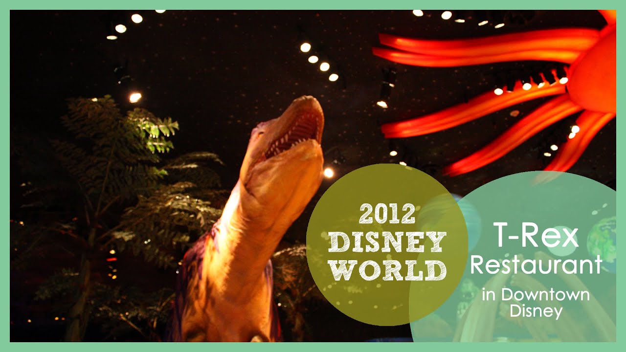 T-Rex Restaurant in Downtown Disney, Walt Disney World - YouTube