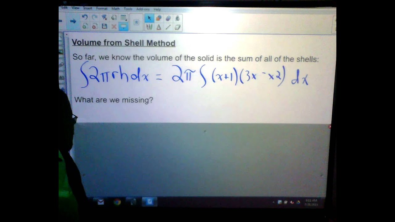 Volume of Rotational Solids (Shell Method) - YouTube