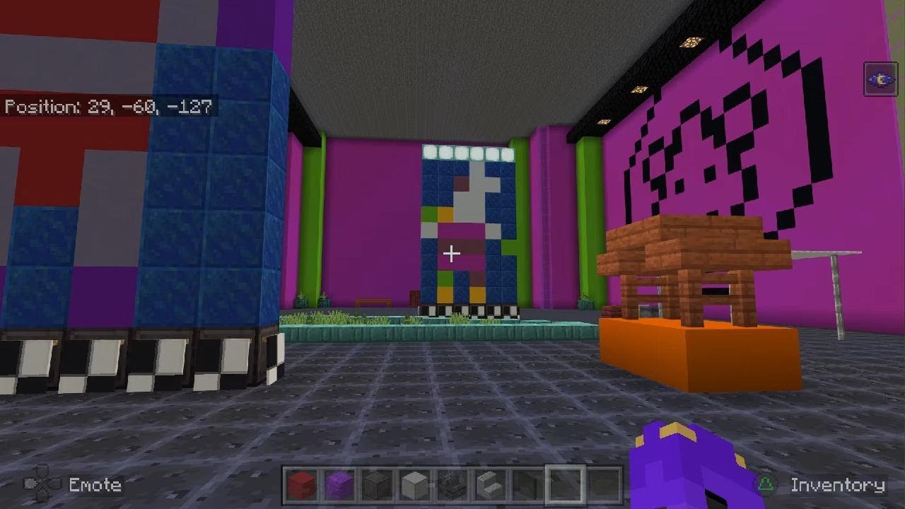 Building FNAF Security Breach in Minecraft|Part 1|The Lobby - YouTube