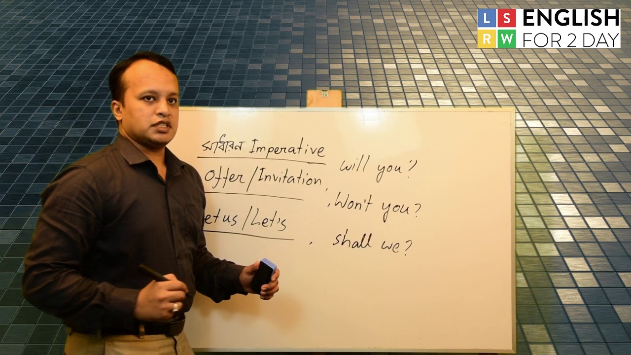 Tag Question: Imperative sentence - YouTube