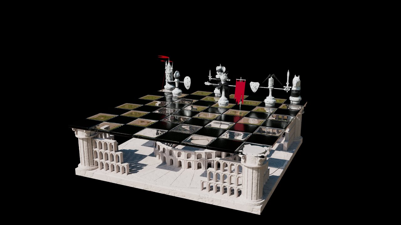 3D Chess Render - YouTube