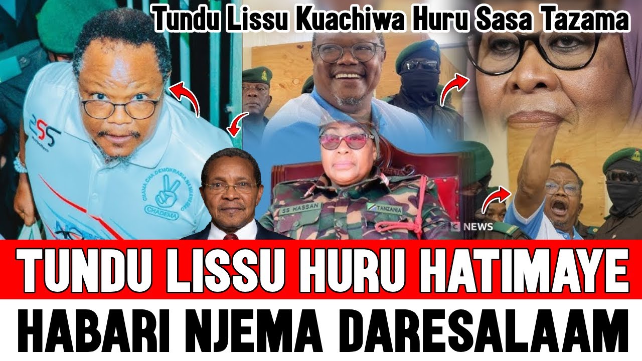 🔴Tundu Lissu Huru Hatimaye Kuachiliwa Gerezani, Bunge La Ulaya Latoa ...