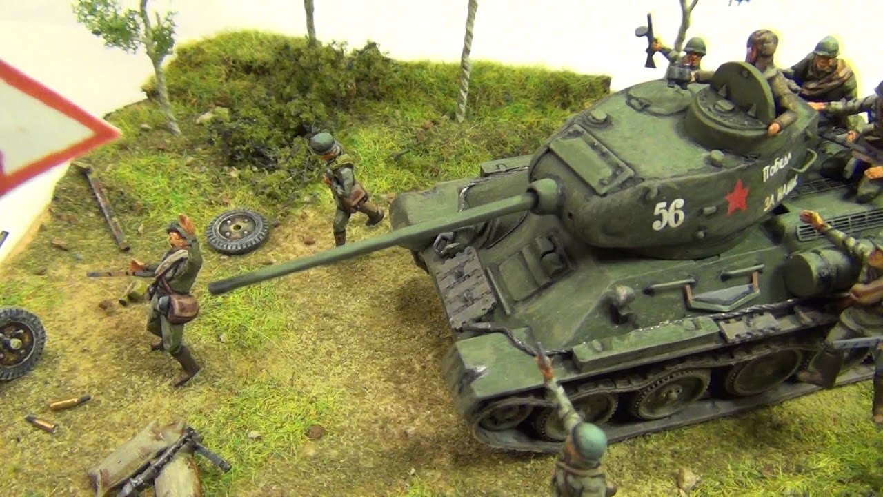 on the bench.../Airfix T-34 & Soldiers - YouTube