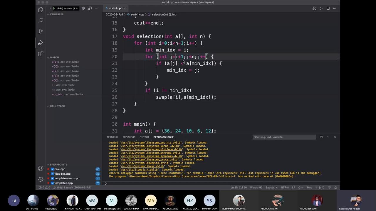 Time complexity analysis - 21 - Selection Sort - Time Complexity - YouTube