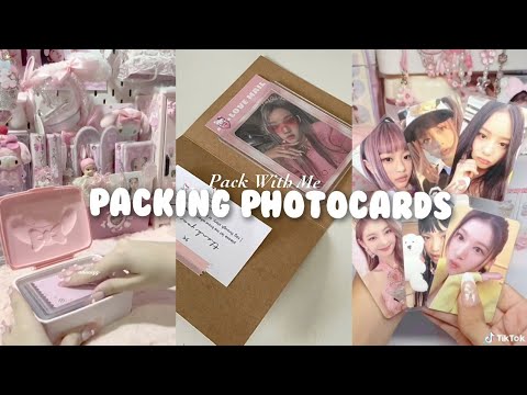 🪐 packing kpop photocards #5 [ASMR] | 0oneliest - YouTube