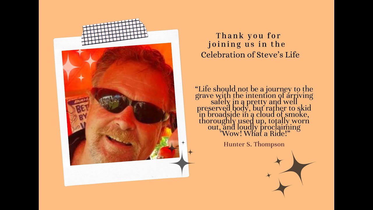 Steve Hawks Life Celebration - YouTube