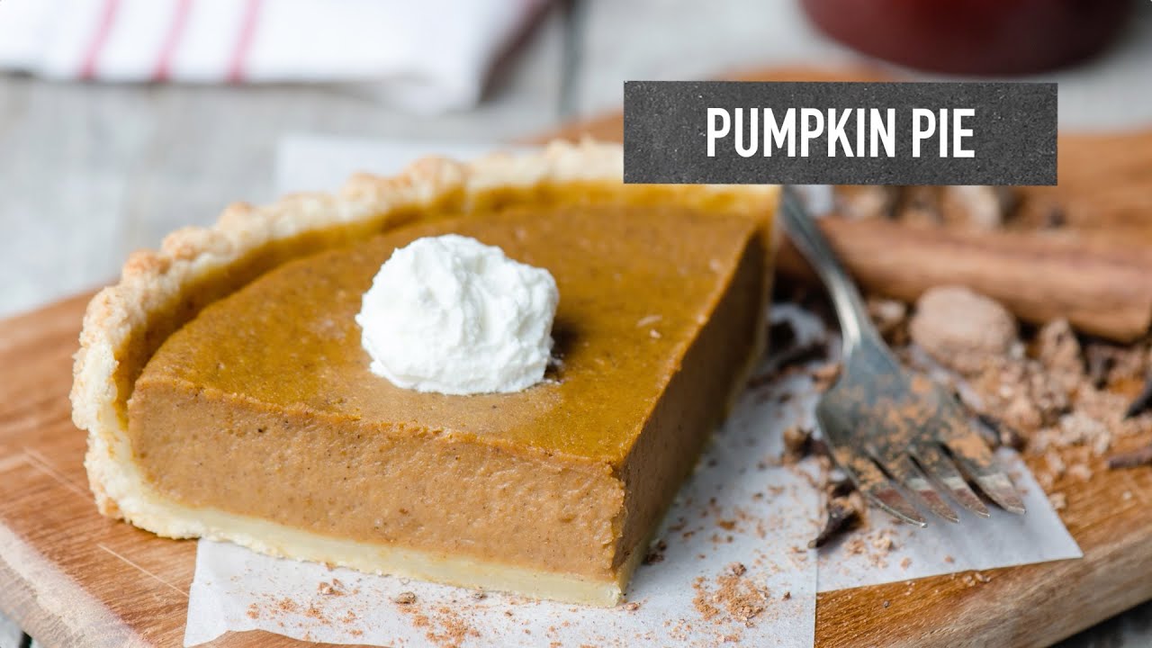 How to Make Pumpkin Pie with Chef Dale MacKay | Recipe - YouTube