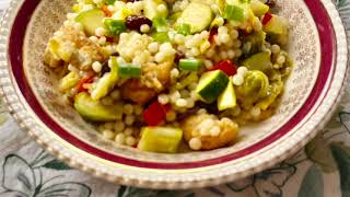 Moroccan Chick'n Couscous (plant-based)