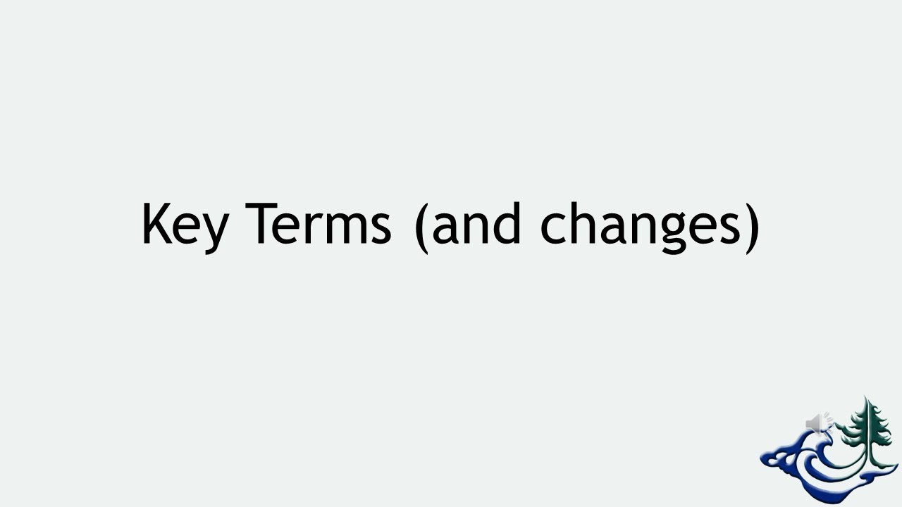 Key Terms and Changes - YouTube