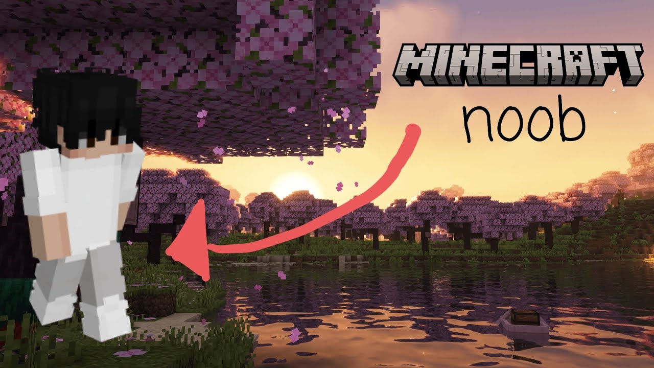 I teached my noob friend how to play minecraft - YouTube