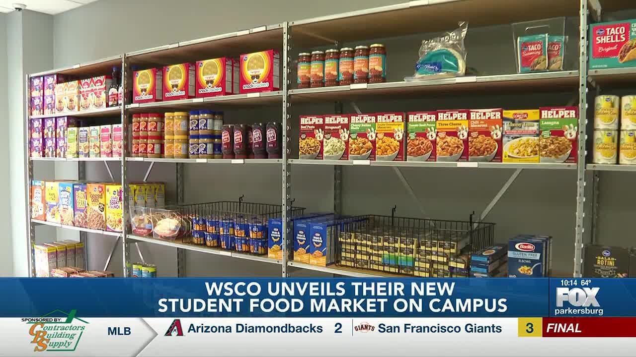 WSCO unveils their new student food market on campus - YouTube