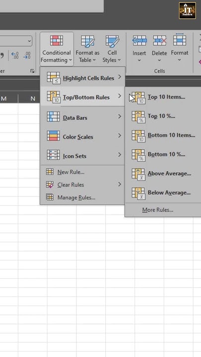 New tricks of Conditional Formatting in MS Excel #excel #exceltips #excelbangla - YouTube