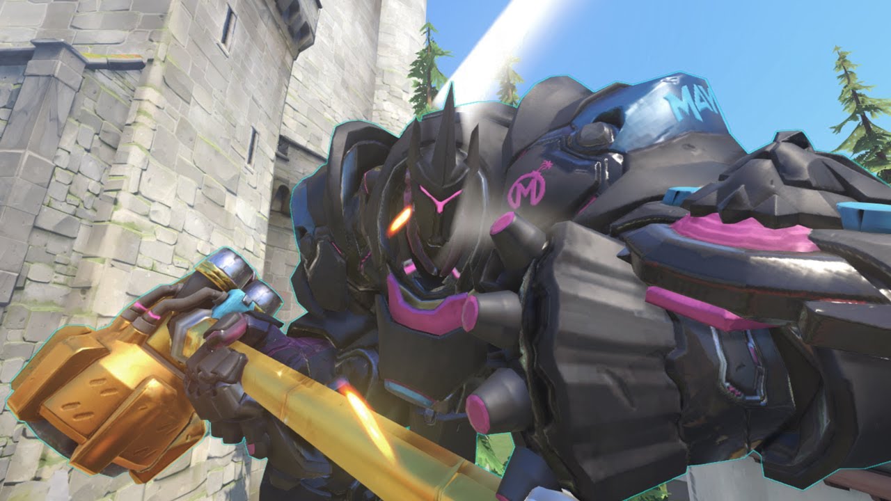 Rampart Charging Reinhardt [Overwatch Funny Gameplay] - YouTube