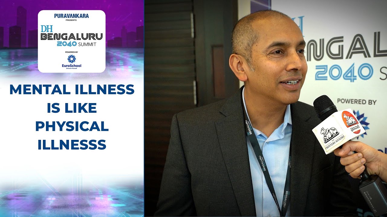 "Future of mental healthcare involves a lot of tech" Dr H S Aditya ...