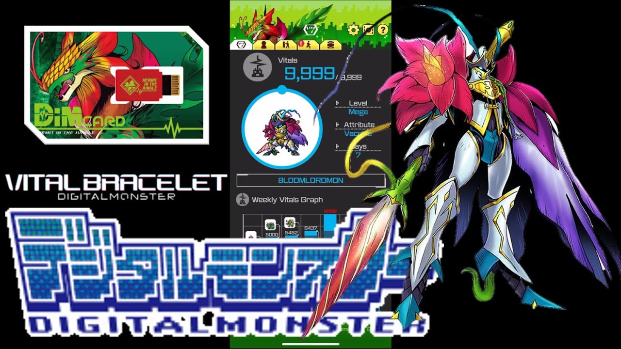 Digimon Vital Bracelet Lab - Journal Log #71.5 Bloom Lordmon - YouTube