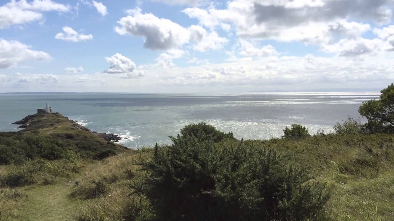 Mumbles Lighthouse from Mumbles Hill - YouTube
