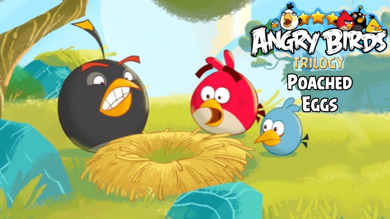🐦🐷 Angry Birds Classic [Wii] — Ch. "Poached Eggs", longplay - YouTube