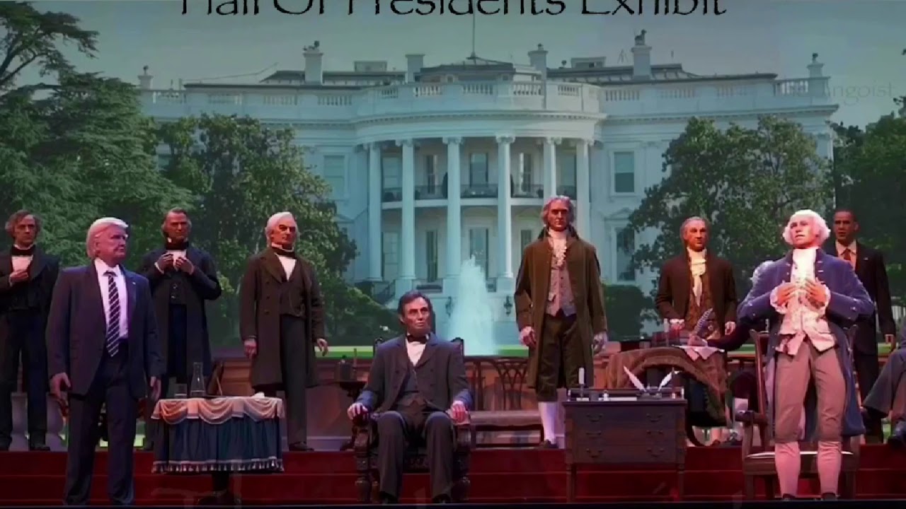 Disney Unveils Animatronic Trump In Their Hall Of Presidents Exhibit ...