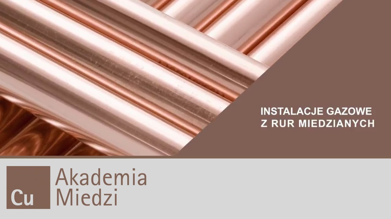 Instalacje gazowe z rur miedzianych - Akademia Miedzi - YouTube