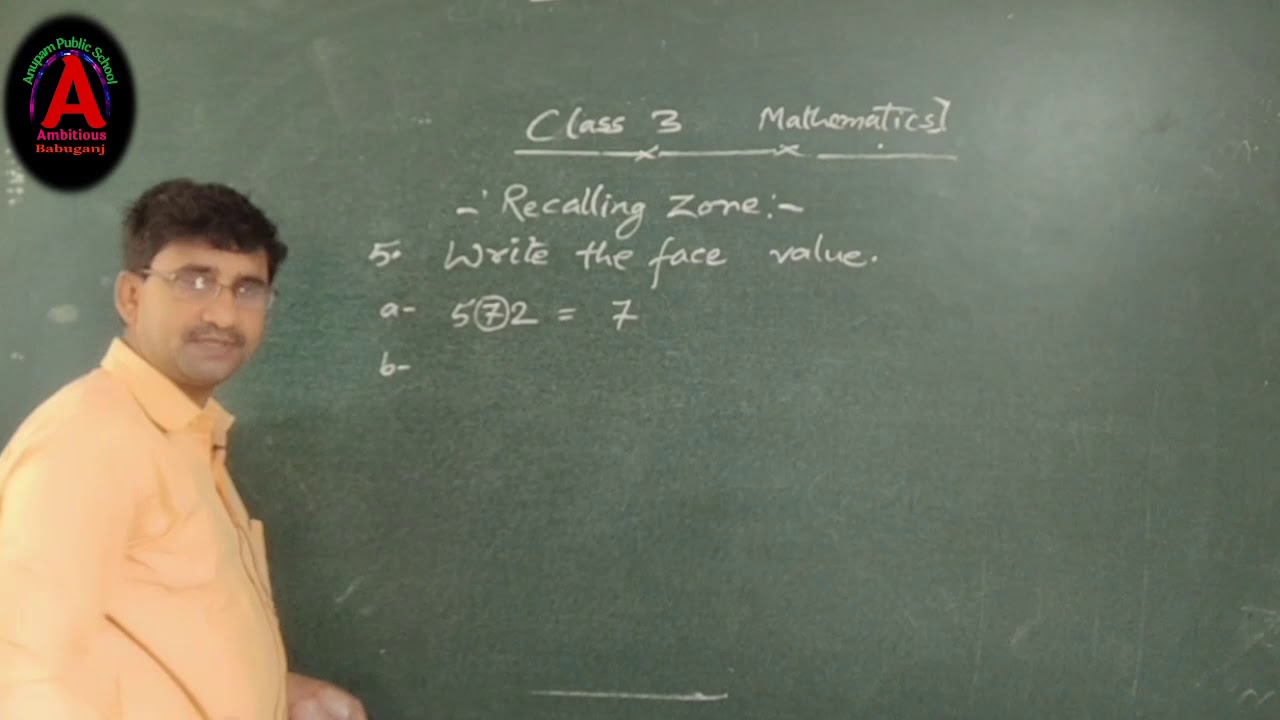 Mathematics Class 3 Chapter 1 Youtube