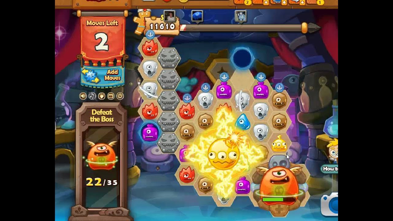 Monster Busters hexa Blast Secret Quest 91 - YouTube