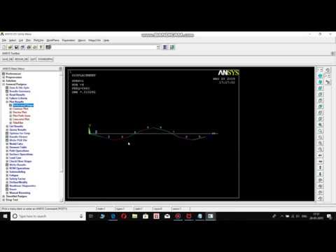 Dynamic Analysis using ANSYS | Natural Frequency of Vibration | Modes ...
