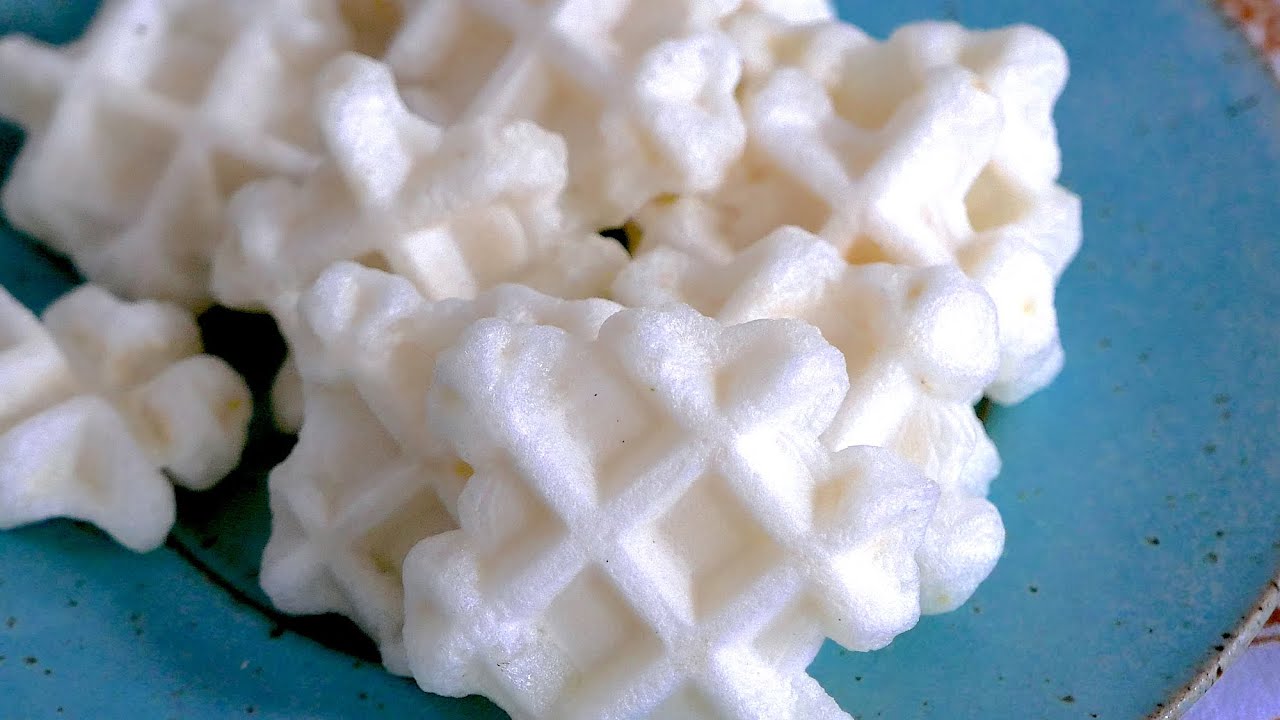 Mochi Waffle "Moffle" | Japanese 5 Minute Dessert | wa's Kitchen - YouTube