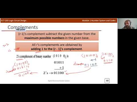 Module 1 Lec 6|Radix and Diminished Radix complement - YouTube