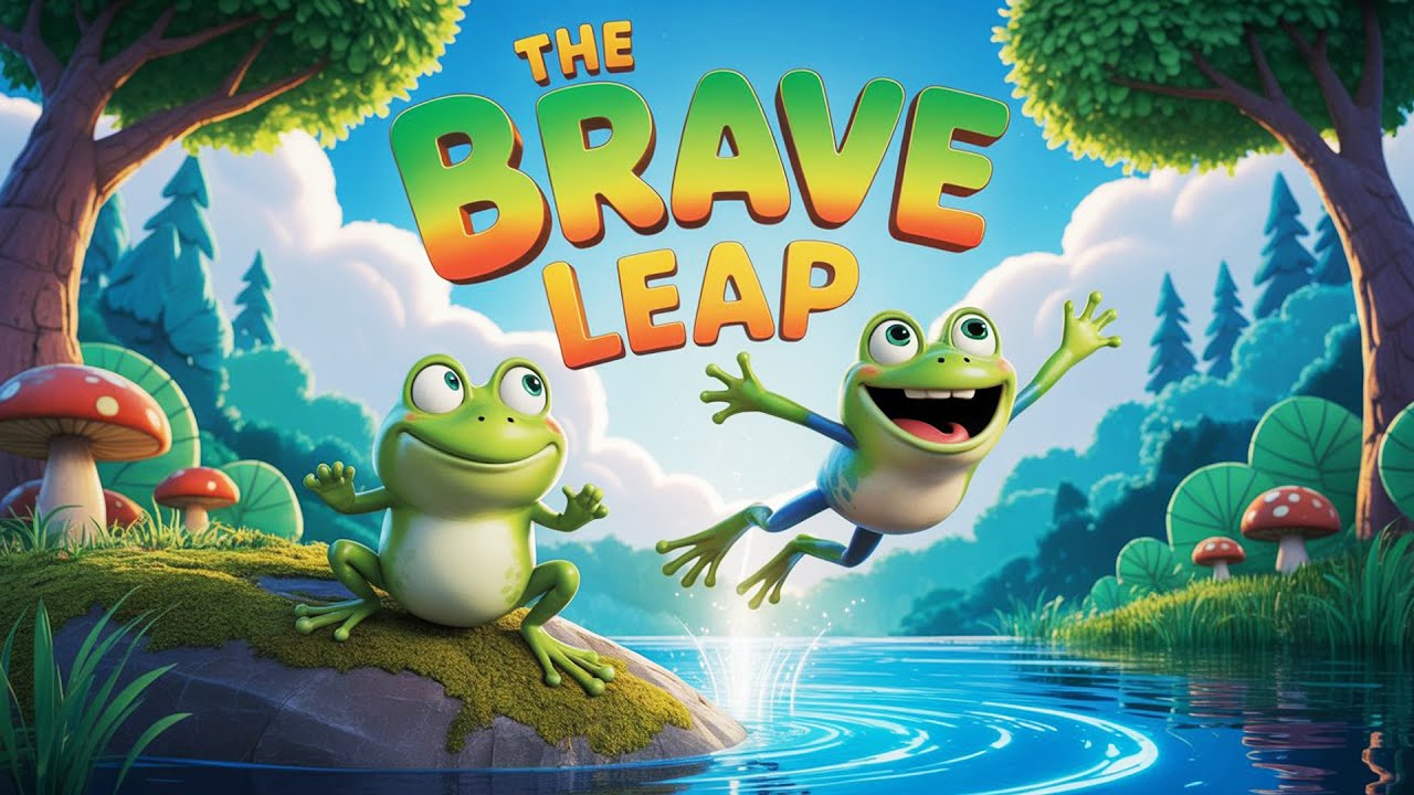 The Brave Leap | The Brave Frog | 3D Animated Moral Story | Stories in ...