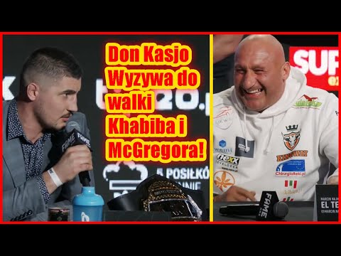 Don Kasjo wyzywa do walki Khabiba i McGregora na Fame mma 8 konferencji😲