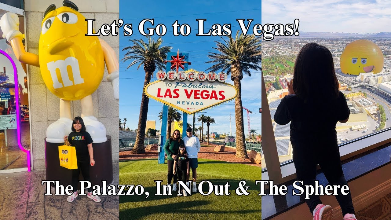 Road Trip to Las Vegas! Palazzo Check-In, Lunch at In-N-Out Burger & Epic Sphere View - YouTube