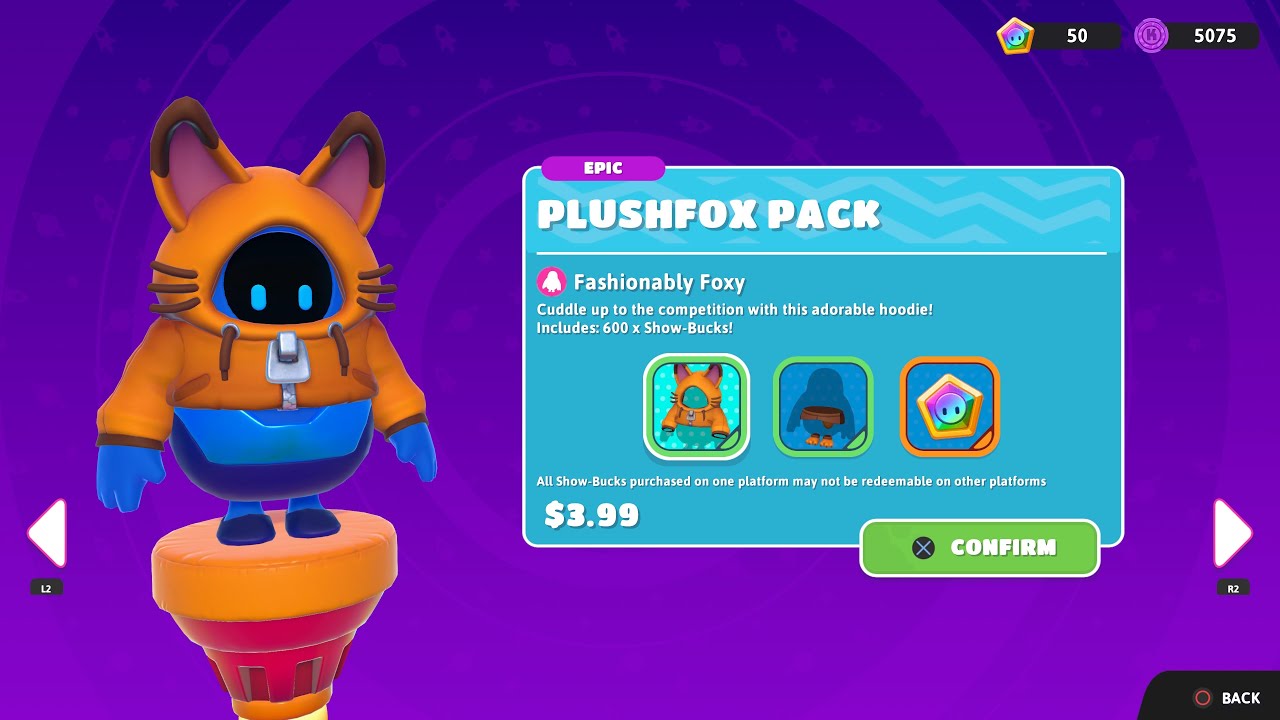 HOW TO GET PLUSHFOX SKIN PACK IN FALL GUYS! - YouTube