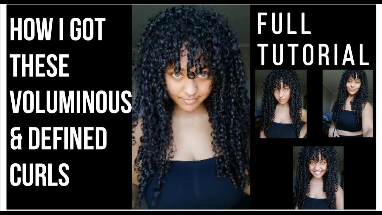 HOW TO: Get Voluminous & SUPER Defined CURLS (STEP BY STEP TUTORIAL ...