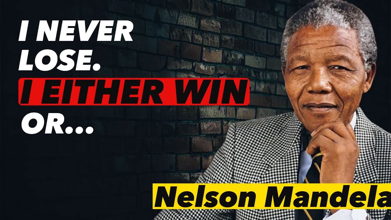 Nelson Mandela: Inspiring Quotes on Equality and Freedom. - YouTube