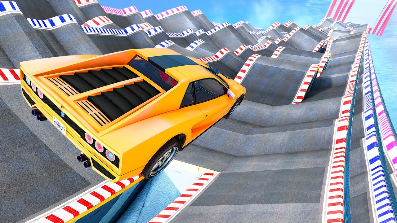 37 Minutes CRAZY GTA 5 MEGA RAMP GAMEPLAY | No Copyright Gameplay ...